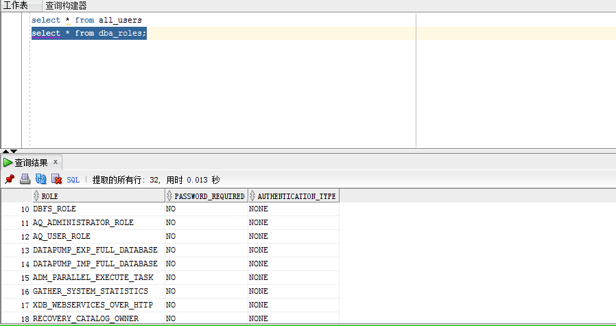 Oracle数据库基本操作（和MySQL的类比操作）全局查询篇_oracle show databases-CSDN博客