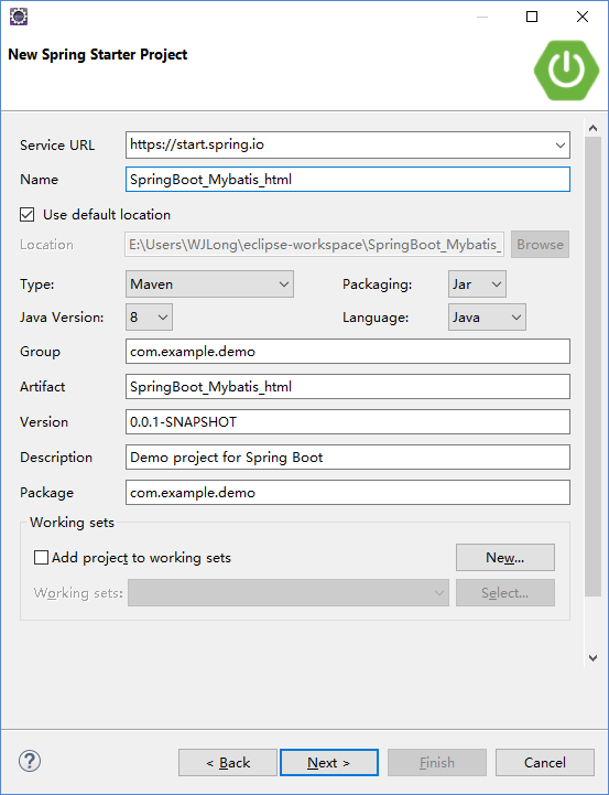 Eclipse/Idea 搭建 SpringBoot+Mybatis整合html、jsp、easyui（在线STS方式）_springboot整合easyui-CSDN博客
