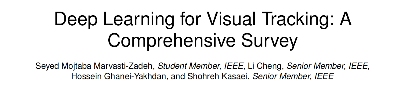 【综述】Deep Learning for Visual Tracking: A Comprehensive Survey-2019_nus-pro数据集-CSDN博客