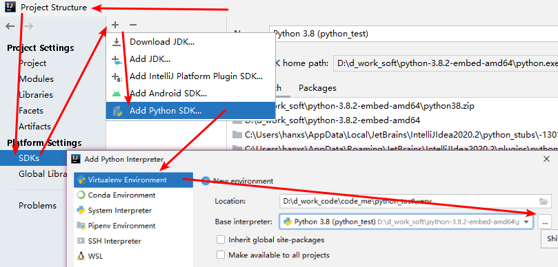 windows10 idea python 开发环境搭建及验证（便携版）_idea python window_尝＆试的博客-CSDN博客