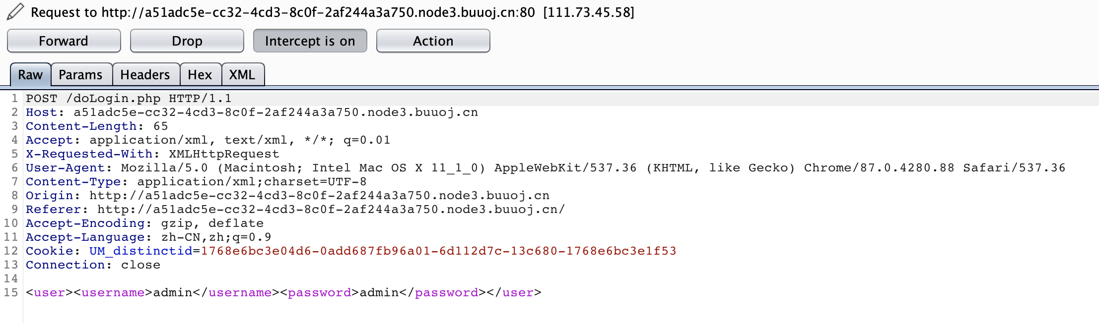 BUUCTF [NCTF2019] Fake XML cookbook_[nctf2019]fake xml cookbook-CSDN博客