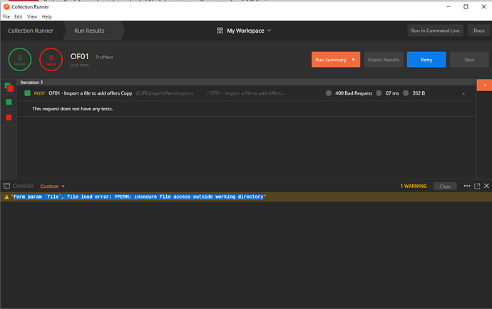 记录Form param file, file load error: PPERM: insecure file access outside working directory”_form ...