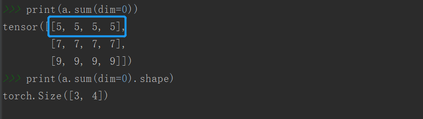 torch.sum(dim=int)实例理解_sum(dim=1)-CSDN博客