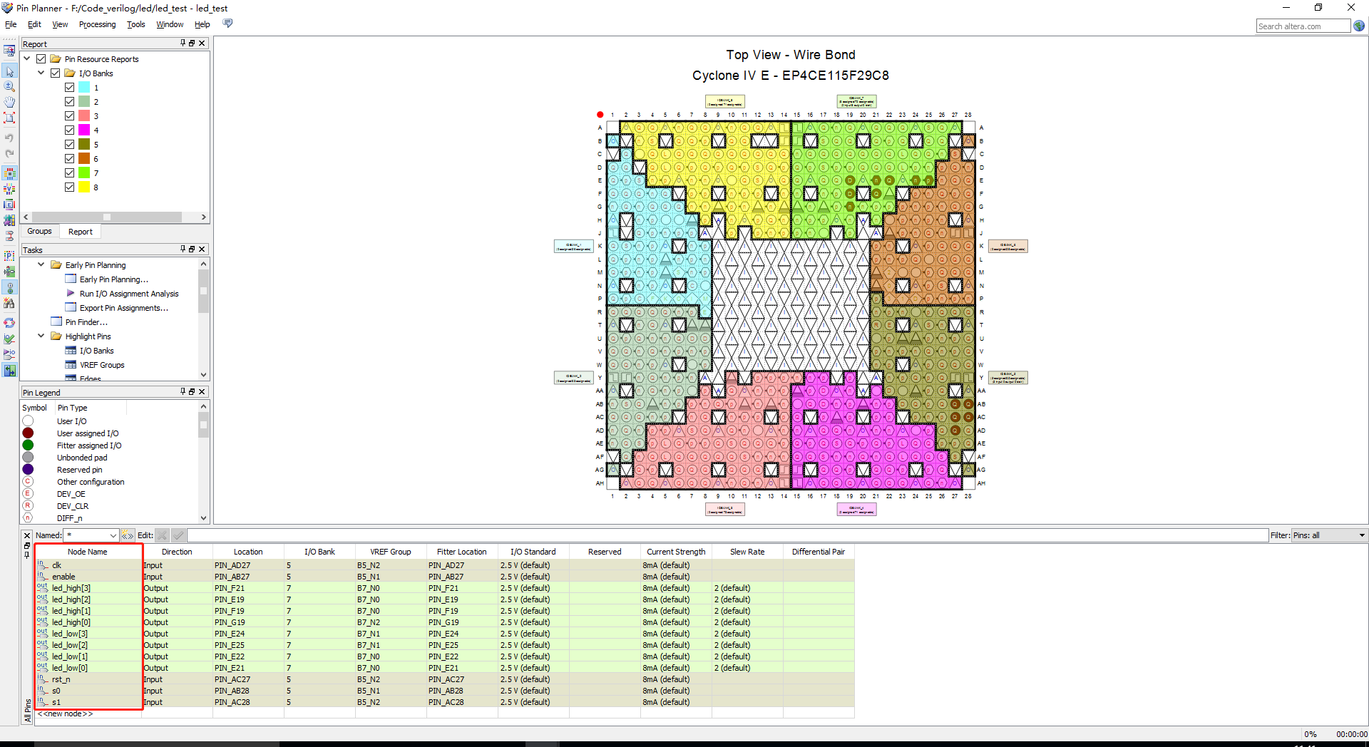 Quartus入门实验基于verilog Hdl——点亮led灯用quartus做led字符发生器 Csdn博客 