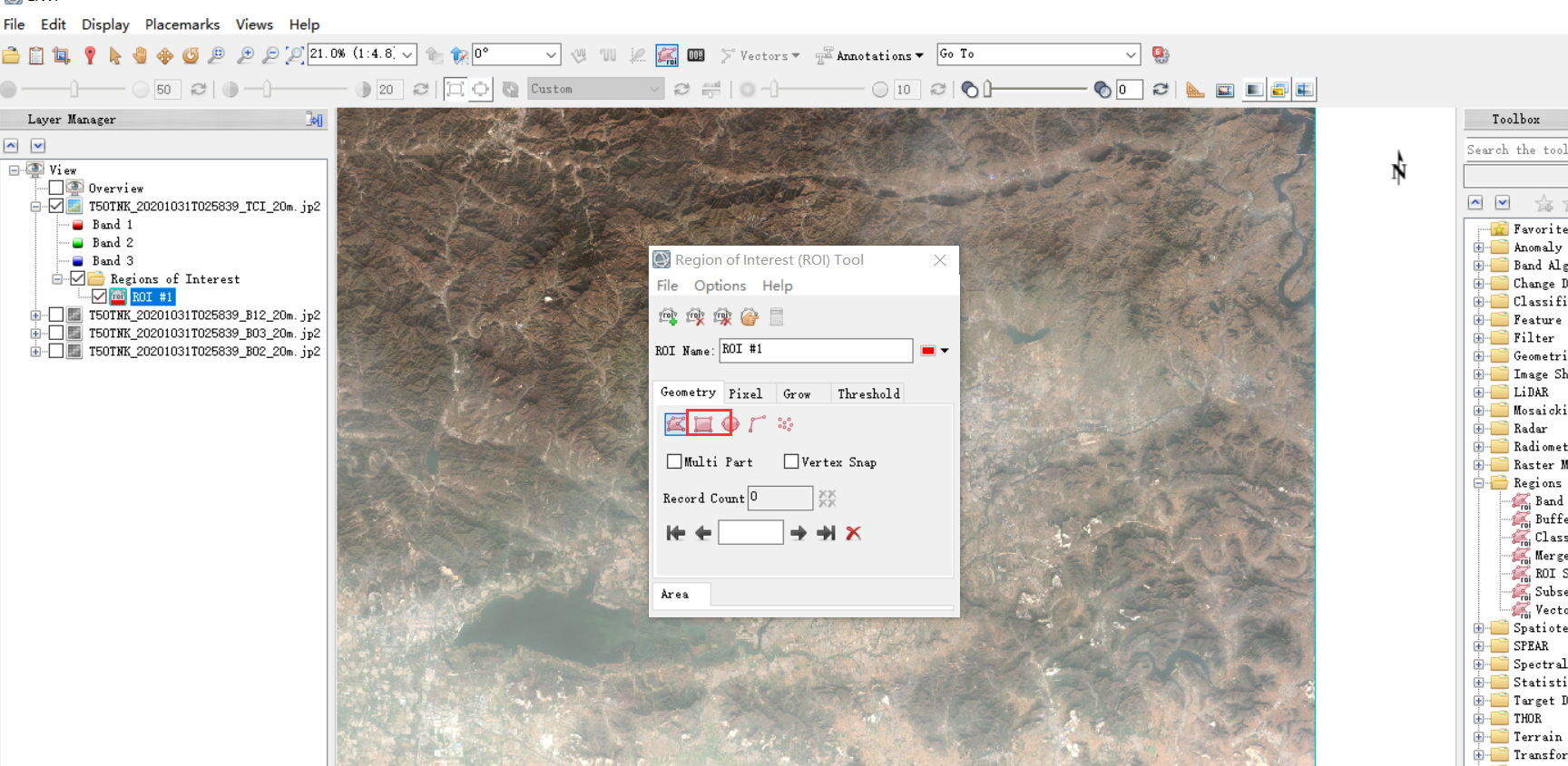 ENVI打开sentinel2数据，以及裁剪和波段合成_sentinel2rgb波段融合-CSDN博客