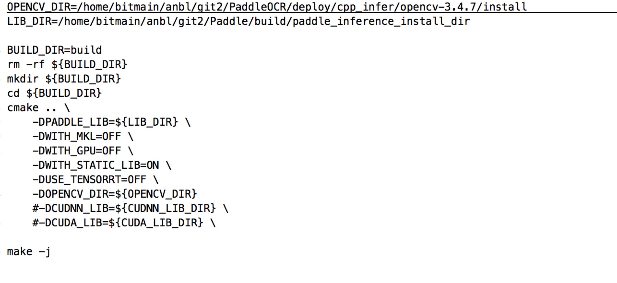 PaddleOCR 使用C++预测超轻量中文检测、识别模型_ubuntu paddleocr 识别 c++使用-CSDN博客