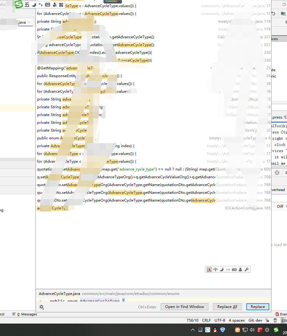 IDEA ctrl+shift+r 弹出框太靠上，无法调整_idea ctrl shift f框太大-CSDN博客