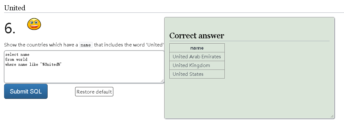 sqlzoo SELECT from WORLD Tutorial 练习答案_tutorial world答案-CSDN博客