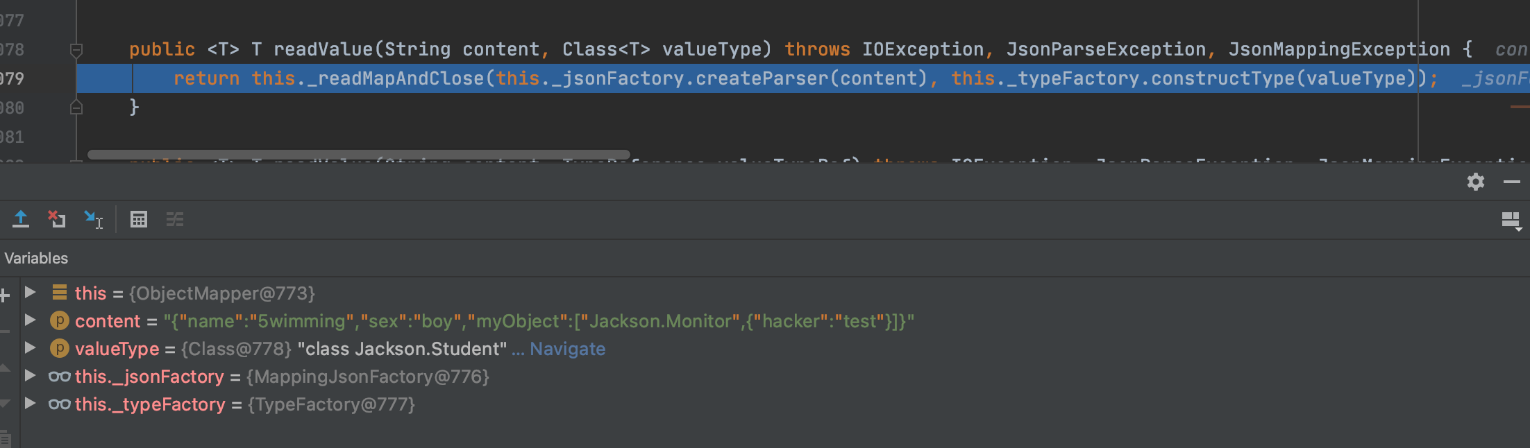 反序列化漏洞例子——jackson反序列化漏洞的调试与分析_com.fasterxml.jackson.core漏洞-CSDN博客