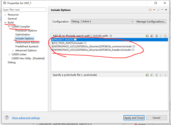 5.CCS 配置头文件路径_ccs include路径-CSDN博客
