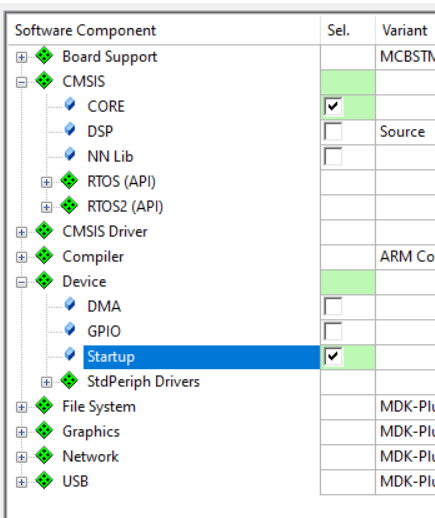 Create a STM32 project using assembly language on Keil - Programmer Sought