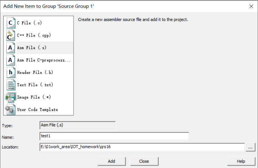 Create a STM32 project using assembly language on Keil - Programmer Sought