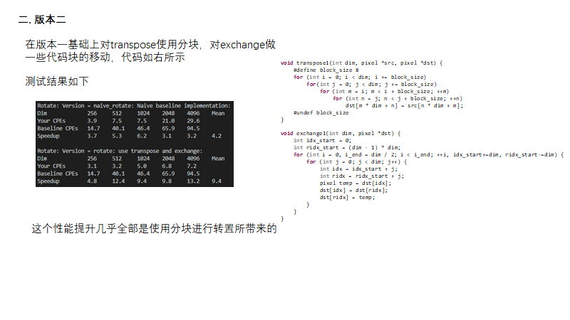 Csapp Lab4 Performance Labcsapp Perflab Csdn博客 