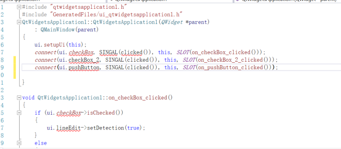QT+VS2015 ：添加槽函数及连接信号与槽_vs +qt如何快速绑定信号与槽函数-CSDN博客