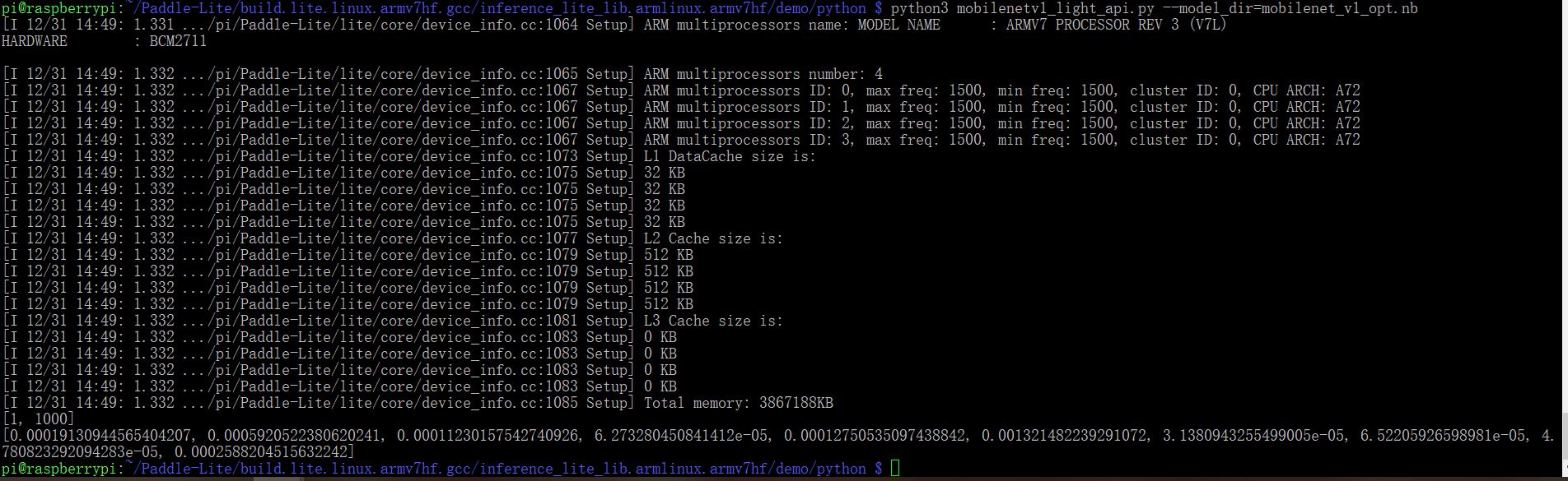Paddle-Lite——在树莓派4B端（Raspi OS）基于python API部署Paddle模型_树莓派paddleocr模型的paddlelite部署-CSDN博客