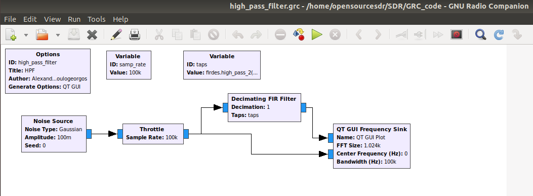 一起玩转GNU Radio：滤波器_gnuradio开源 lab shiyanshi-CSDN博客