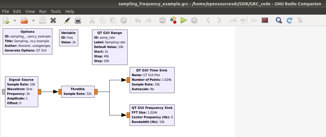 一起玩转GNU Radio：采样率_gnuradio 触发采样-CSDN博客