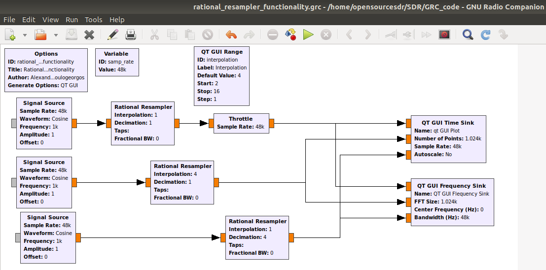 一起玩转GNU Radio：采样率_gnuradio 触发采样-CSDN博客