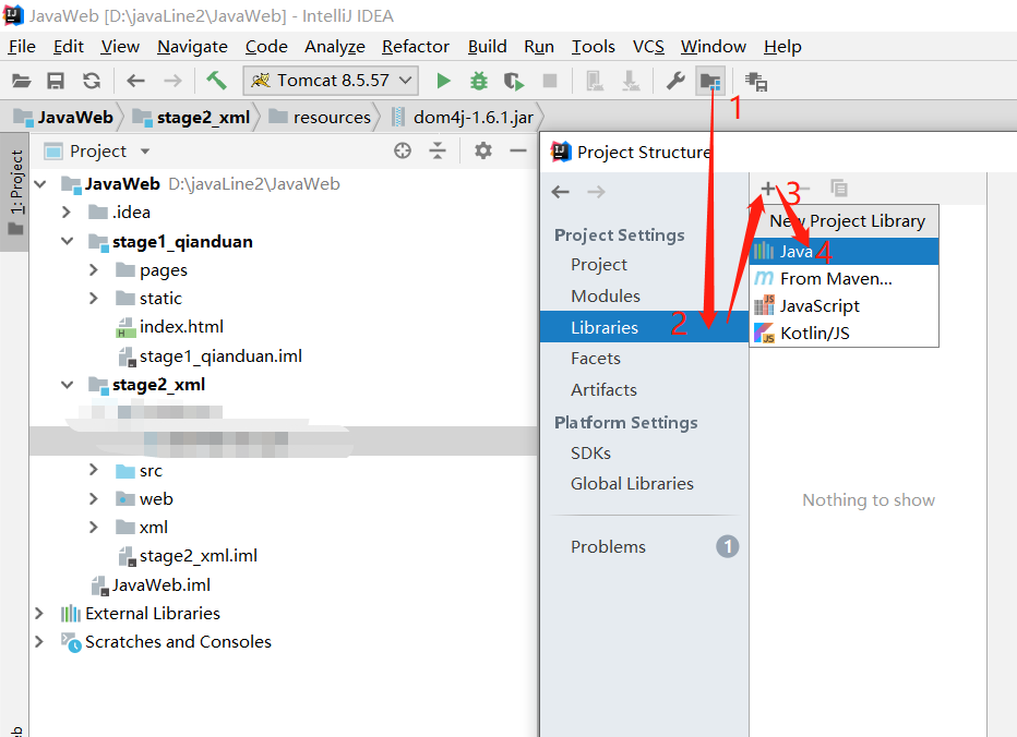 IDEA JavaEE项目如何导入jar包_javaee如何导入本地文件-CSDN博客