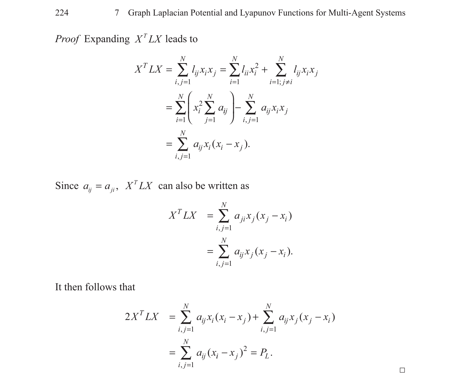 【控制】能量函数Graph Laplacian Potential and Lyapunov Functions for Multi-Agent Systems-CSDN博客