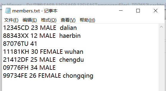 Sas初学者笔记 003 利用数据步读取数据 从文件中读取数据sas 读取csv Csdn博客 0687