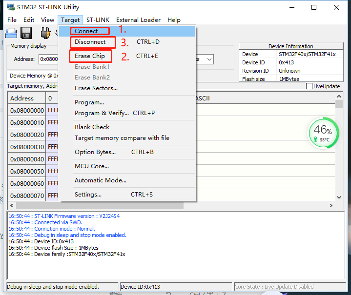 关于ST-link:No target connected或者Unkown target connected_st-link unknown target-CSDN博客