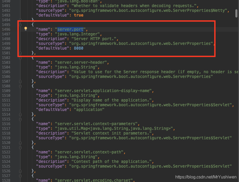 Springboot中server Port的默认值为什么是8080以及如何修改端口号 Serverport应该设置为什么 Csdn博客