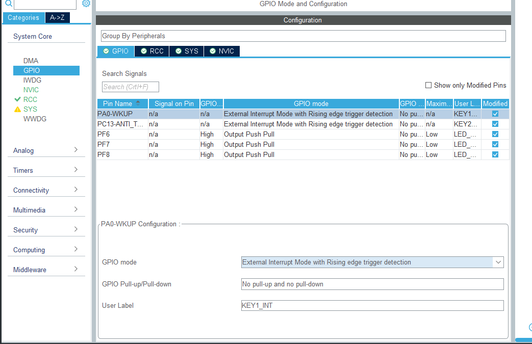 STM32 CubeIDE（六）NVIC与EXTI_nvic默认分组是-CSDN博客