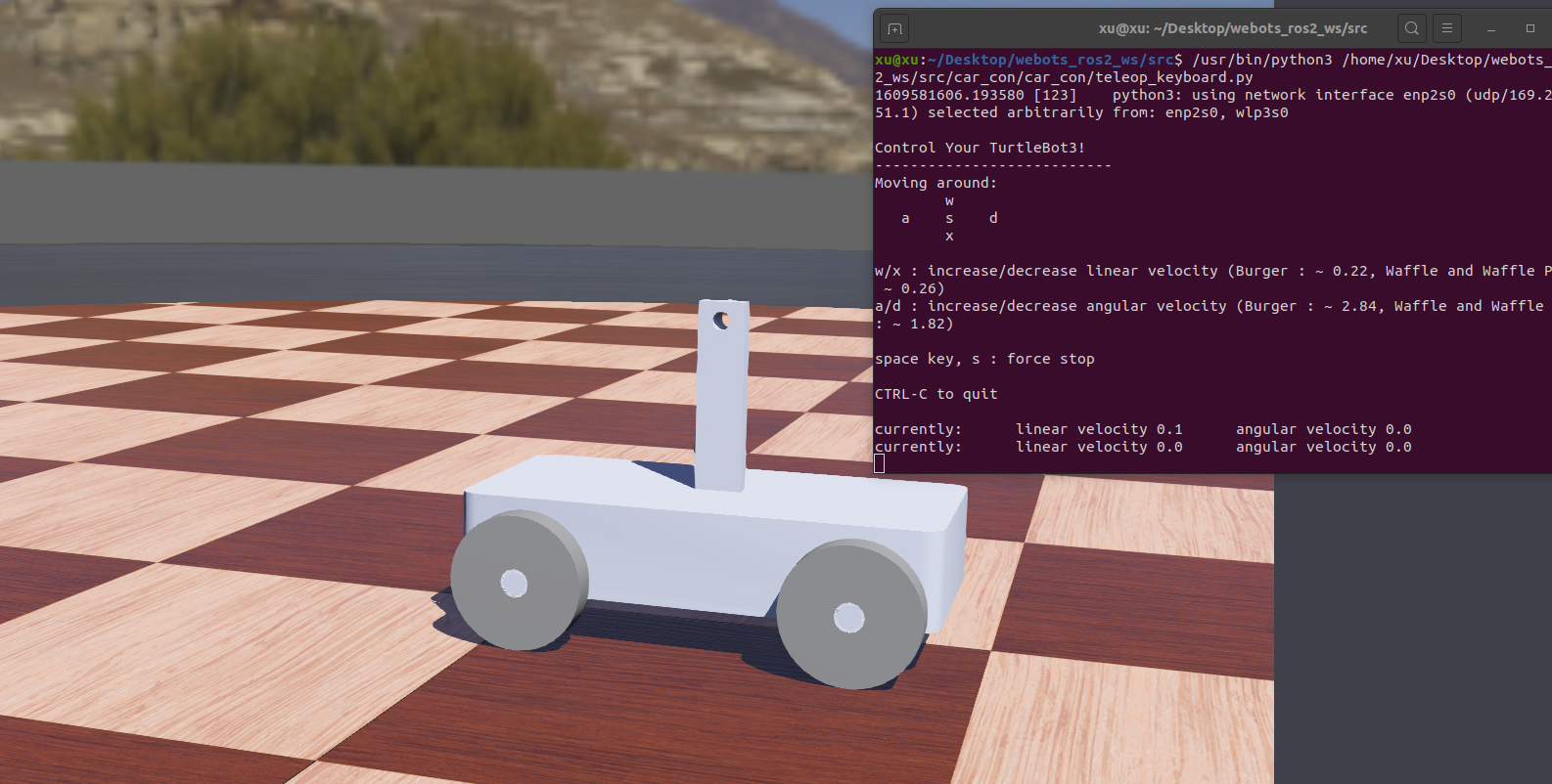 webots与ros2联合仿真及ros2中python包的使用_ubuntu中的webots与ros2两个软件的联合仿真-CSDN博客