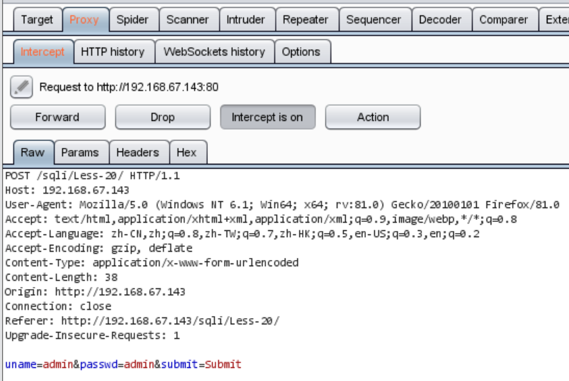 sqli-labs靶场实现（八）【cookie注入+cookie base64编码注入】（less-20、less-22、具体步骤+图文详解）-CSDN博客
