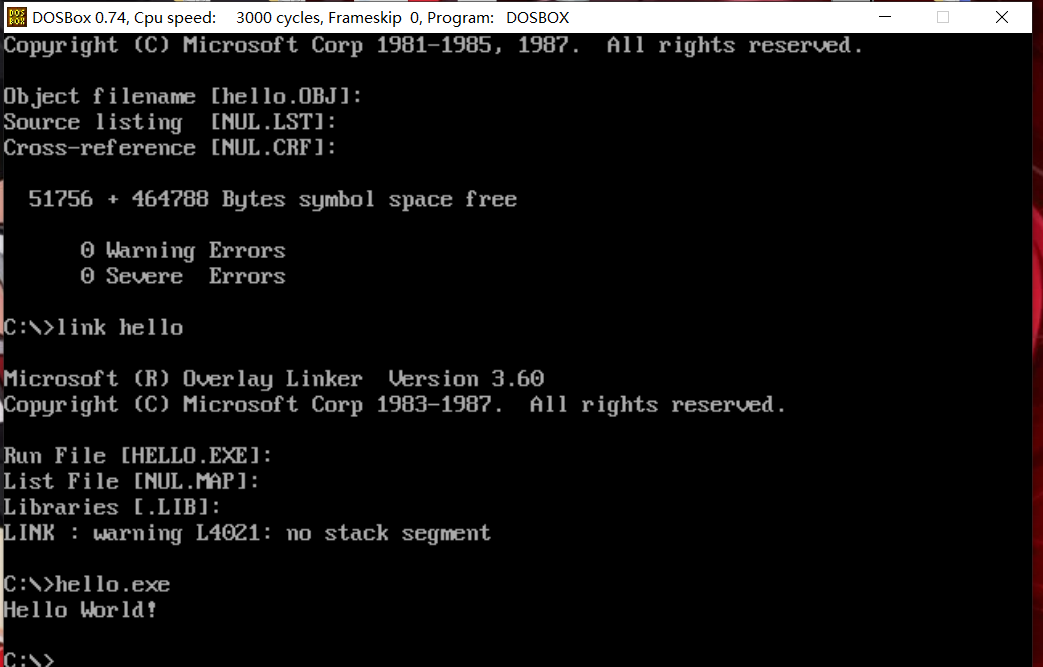 汇编——dosbox的debug常用指令dosbox Debug 调试汇编 Csdn博客 