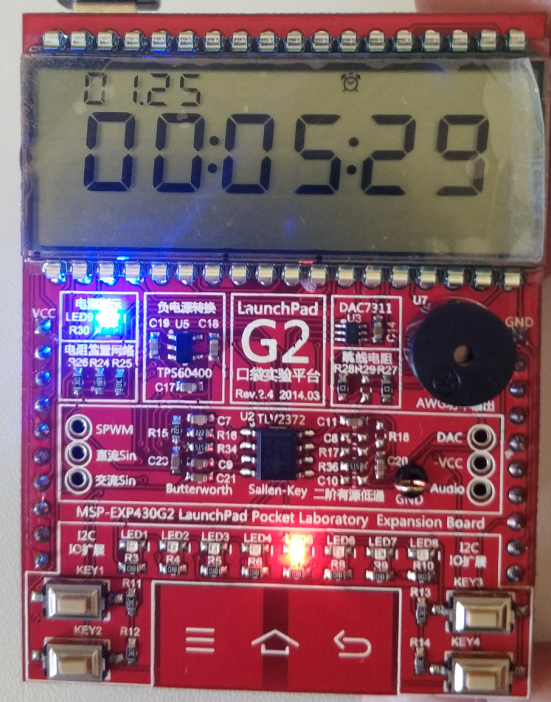 MSP430 G2553 单片机 口袋板 日历 时钟 闹钟 万年历 电子时钟 秒表显示_msp430g2553综合设计-CSDN博客