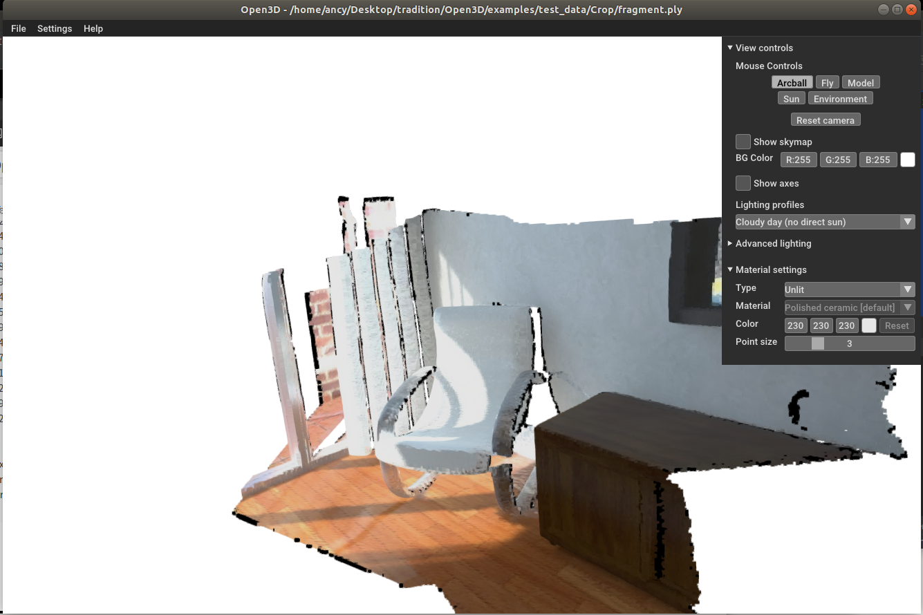 Open3d之裁剪点云_open3d 点云裁剪-CSDN博客