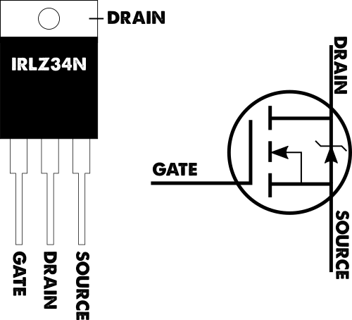 PMOS & NMOS current flow direction and symbol diagram - Programmer Sought