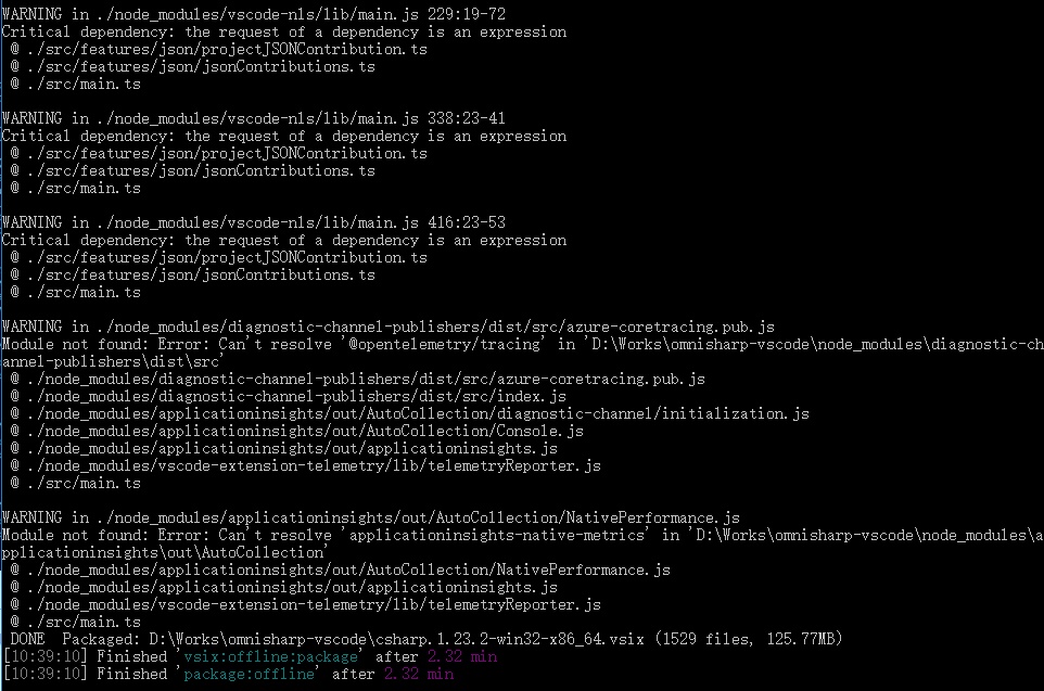 VSCode离线环境中使用csharp扩展_visual studio code csharp extension-CSDN博客