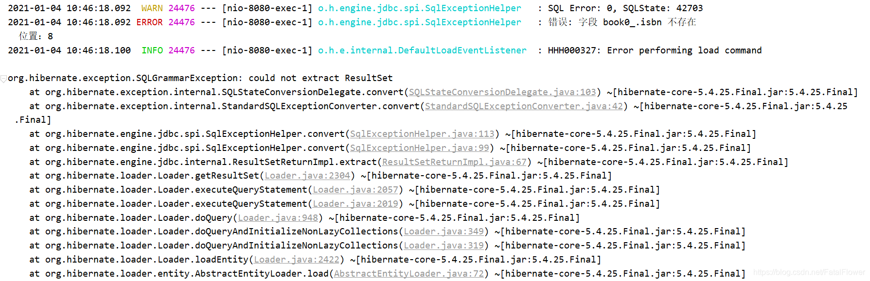 Postgresql Sql Error 0 Sqlstate 42703 Ohenginejdbcspisqlexceptionhelper 错误 字段