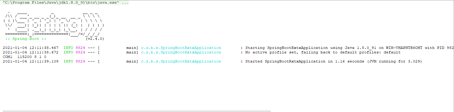 SpringBoot串口开发 RXTX Version mismatch_warning: rxtx version mismatch jar version = rxtx--CSDN博客