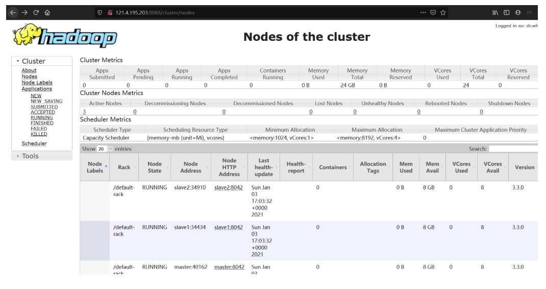 Docker搭建启动Hadoop3.3.0集群_docker中搭建hadoop3.3.1集群-CSDN博客
