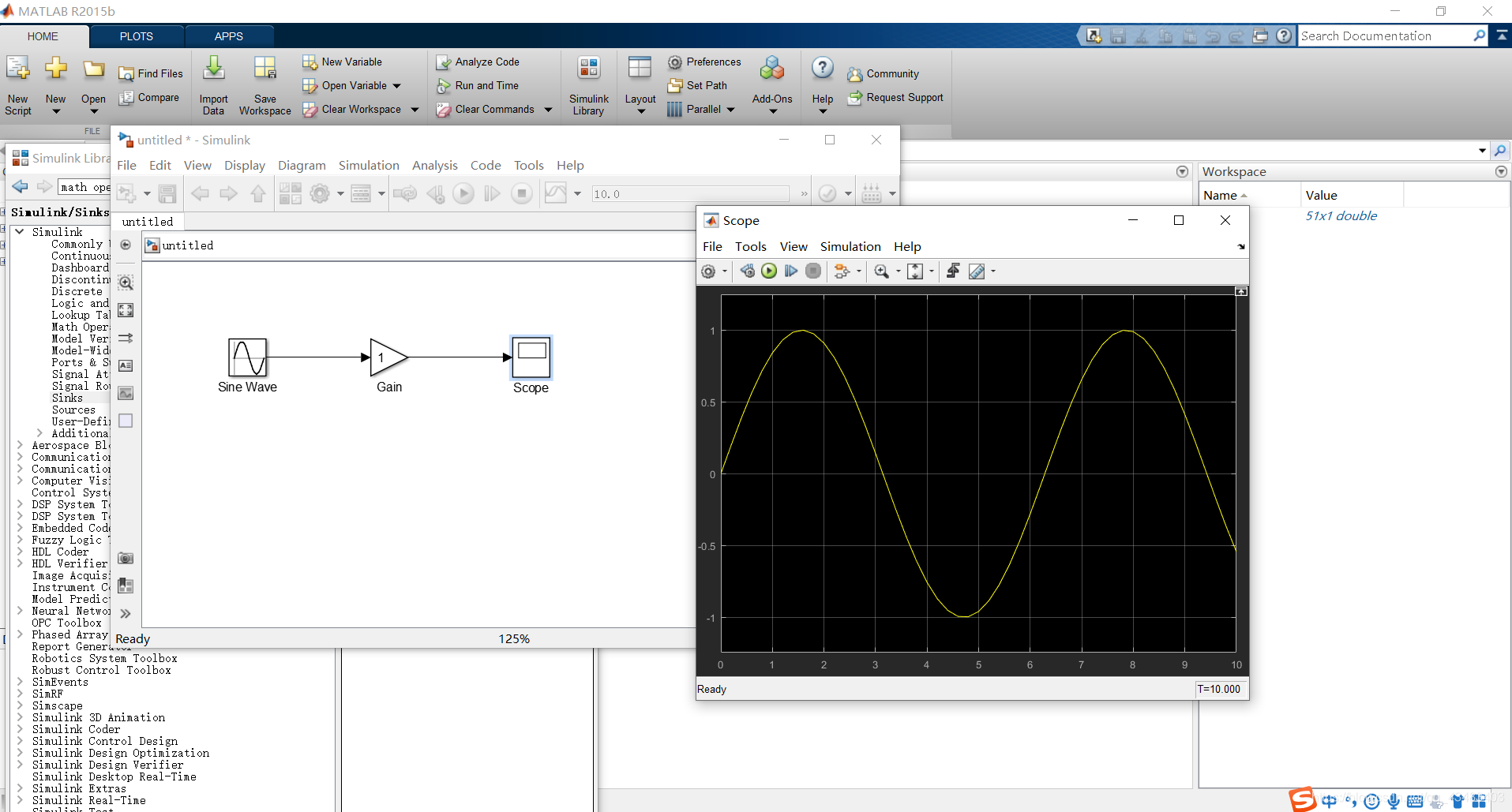 Matlab Simulink通信系统仿真入门操作 Simulink正弦波测量模块在哪 Csdn博客