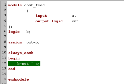 关于combinational loop(组合逻辑环)的一点探究_combination loop-CSDN博客