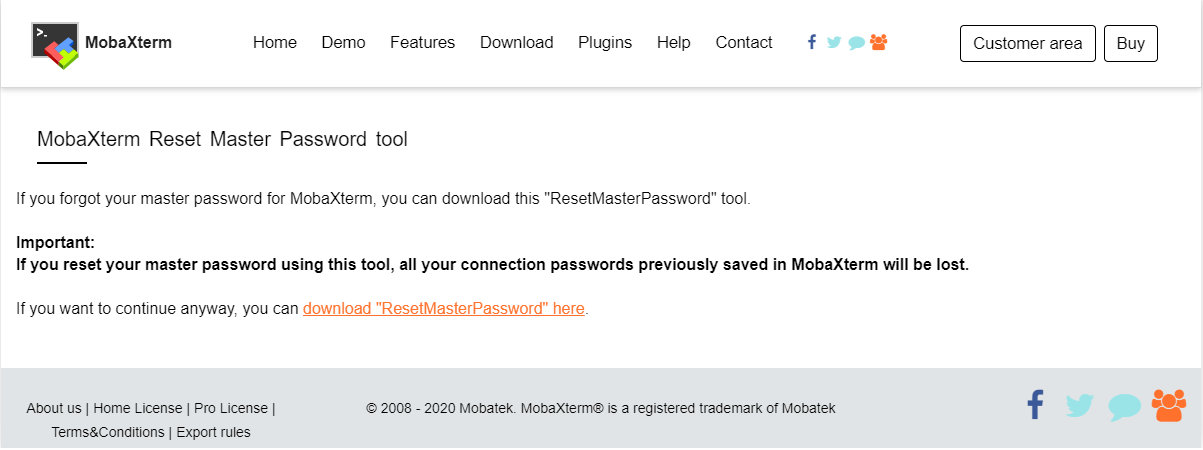MobaXterm forgot master password - Programmer Sought