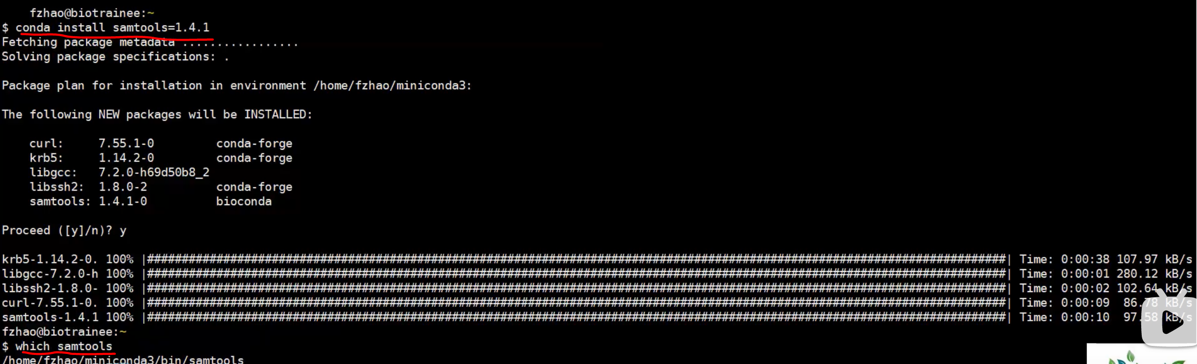 Samtools安装与使用_samtool 线程-CSDN博客