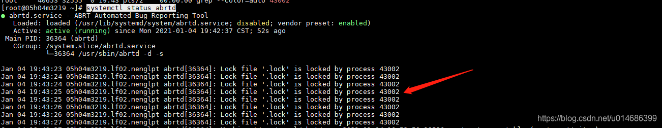Linux abrt cli Status Timed Out runing an min linux-abrt-cli-status-timed-out-runing-an-min