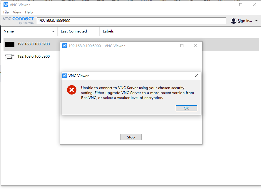 centos8 stream 屏幕共享 远程桌面 vnc 出错_unable to connect to vnc server using your chosen -CSDN博客