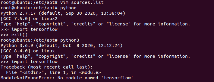 虚拟机VMware的Ubuntu下安装tensorflow详解_ubuntu虚拟机安装tensorflow指定版本-CSDN博客