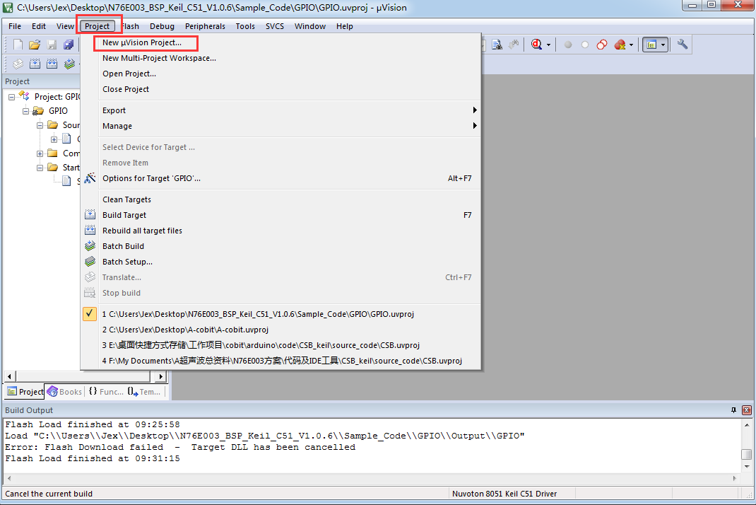 Nuvoton_N76E003使用教程_n76e003at20烧录方法-CSDN博客