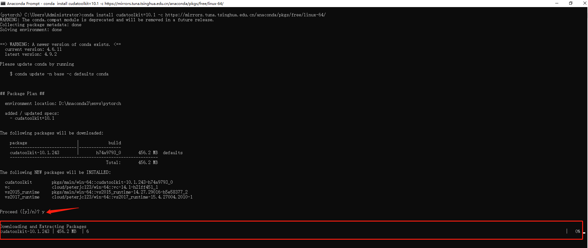 Windows系统使用conda在虚拟环境中安装cuda、cudnn及pytorch之前建了一个虚拟环境且安装了cuda再新建一个虚拟环境还要再安装cuda吗 Csdn博客 