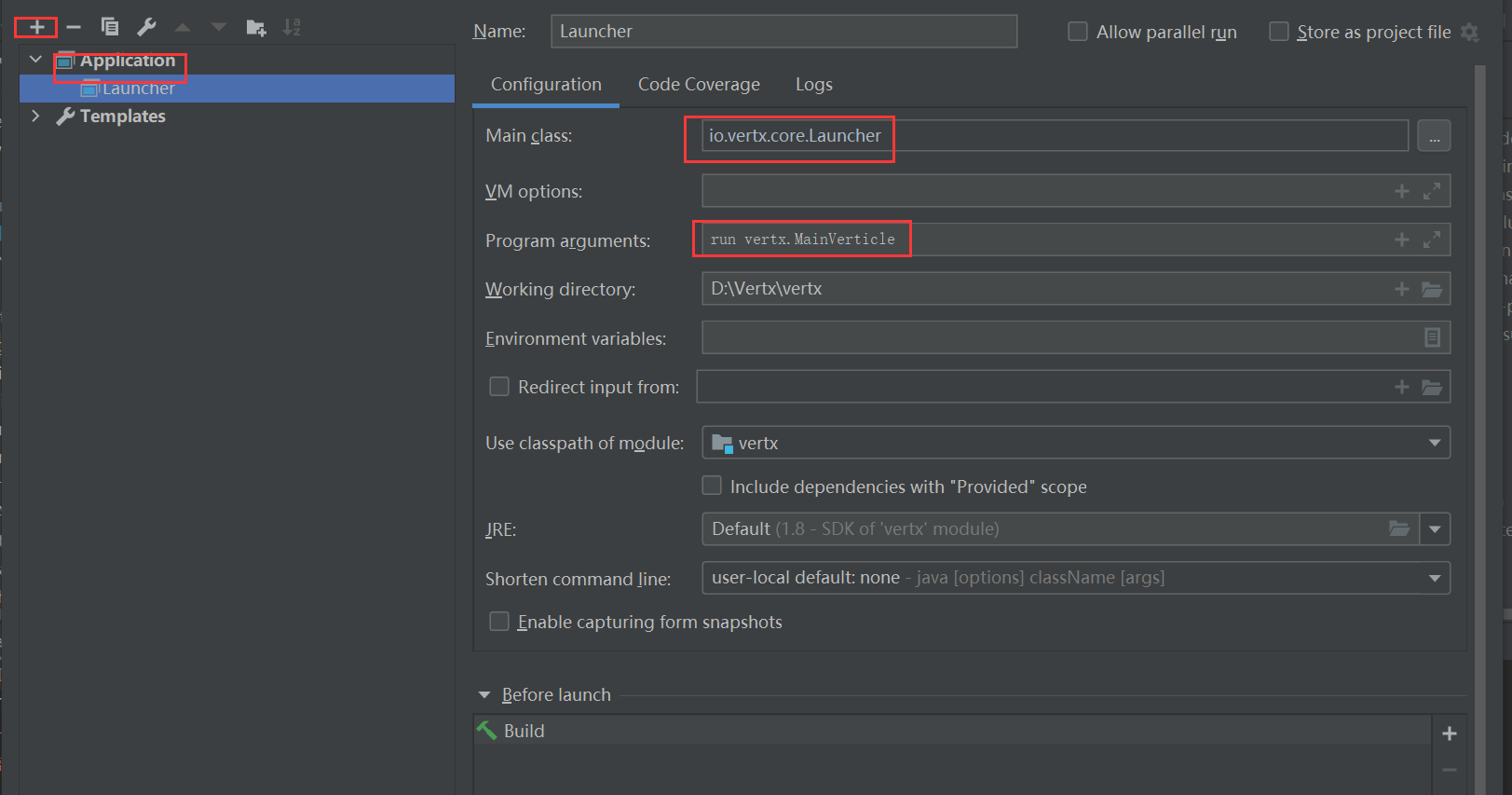 idea 运行第一个vertx程序helloworld_idea vertx java io.vertx.core.launcher-CSDN博客
