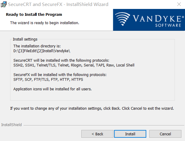 Secure CRT和SecureFX 安装详细步骤_xf-vdkkg.exe使用-CSDN博客